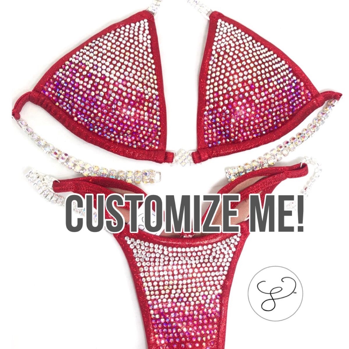 Jewell Custom Competition Bikini-Premium Coverage Crystals – Jewell ...